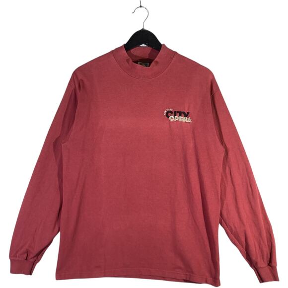 Vintage | Shirts | Vintage New York City Opera Mini Logo Long Sleeve M ...